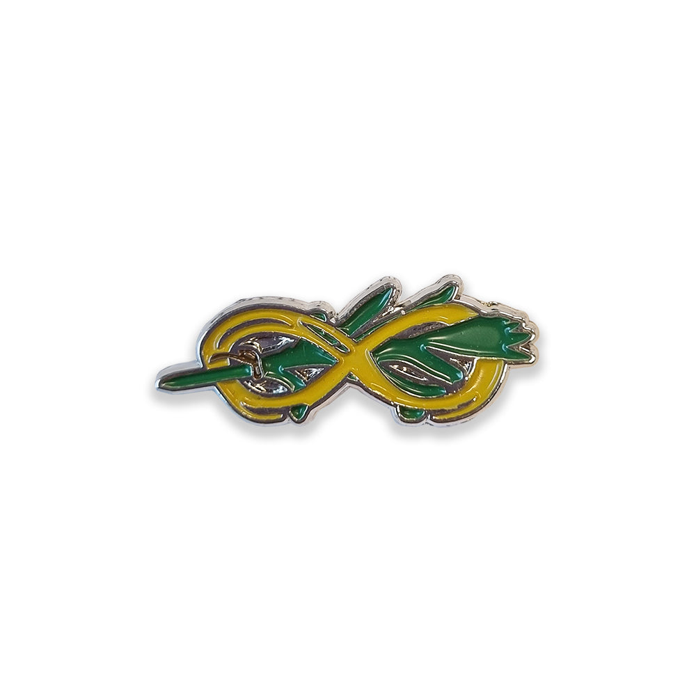 Lapel pin: Cor Infinitus infinity loop – Australian War Memorial