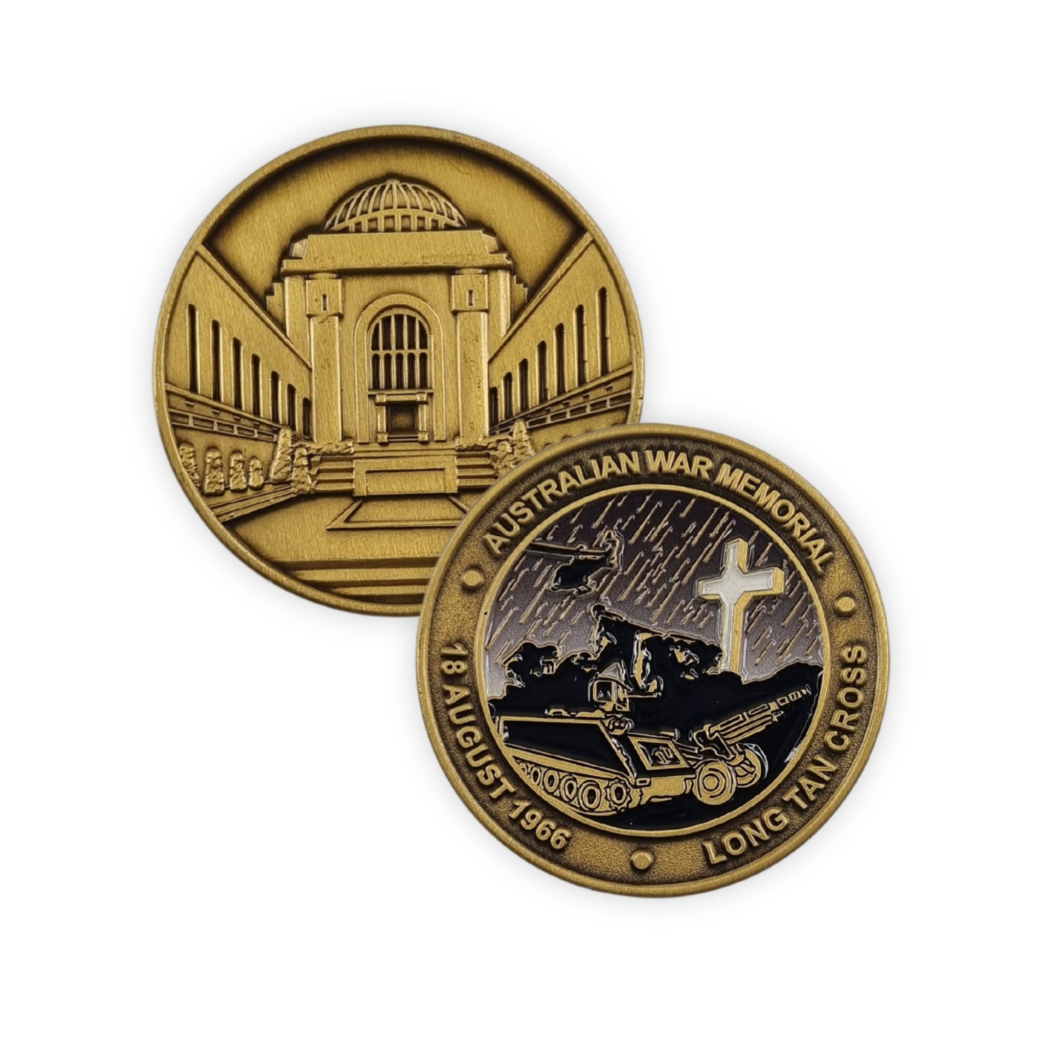 Challenge Coin: Long Tan Cross – Australian War Memorial