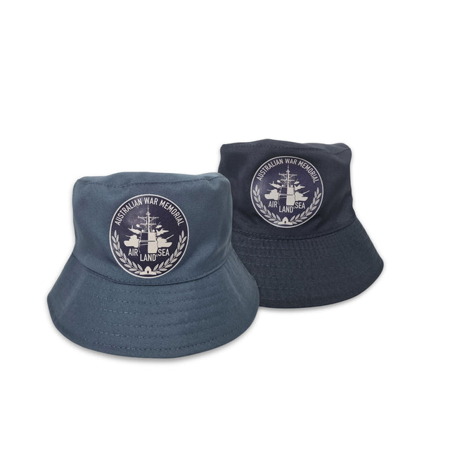 Air, Land & Sea Adults Reversible Bucket Hat – Australian War Memorial