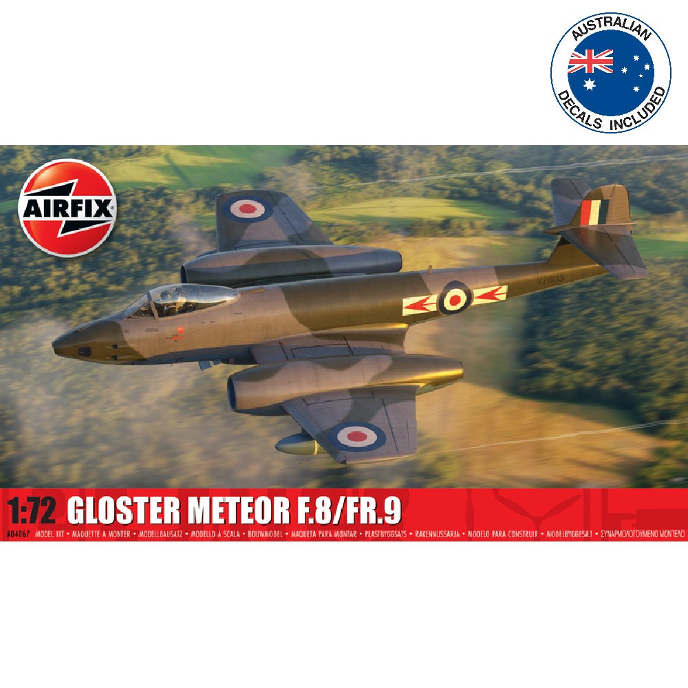 Airfix 1/72 Gloster Meteor F.8/FR9 Aust Decal – Australian War Memorial