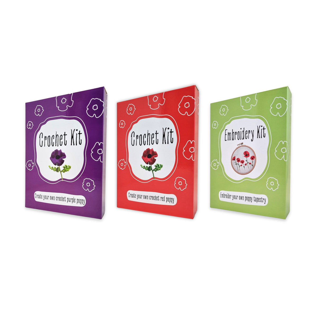 Crochet kit: Purple Poppy – Australian War Memorial