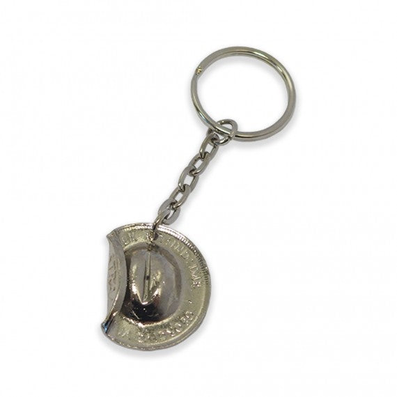Keyring: Digger's slouch hat, silver – Australian War Memorial